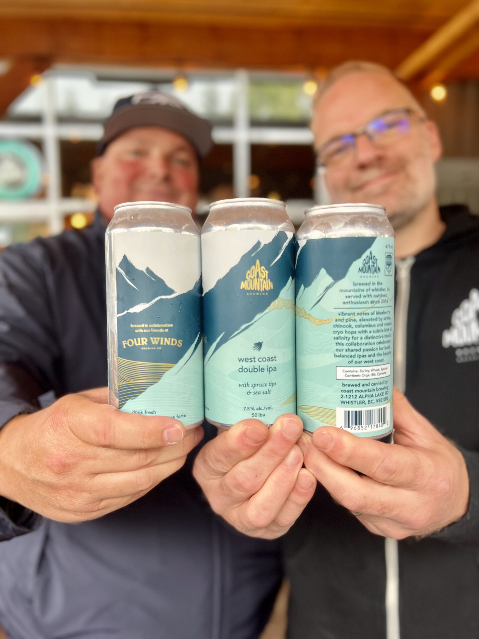 West Coast Double IPA, Four Winds Brewing x Coast Mountain Brewing - Coast Mountain Brewing