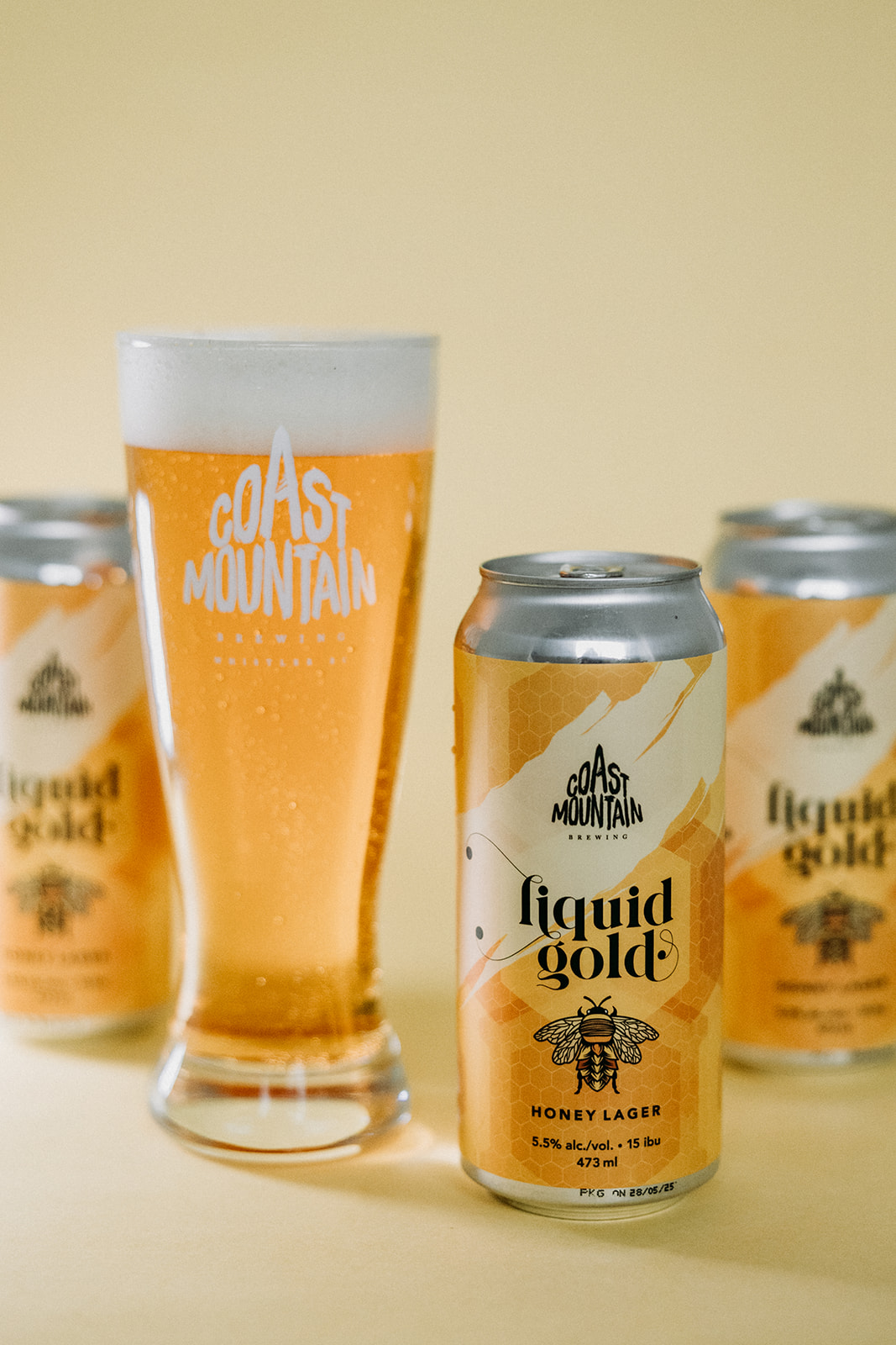Liquid Gold Honey Lager - Coast Mountain Brewing